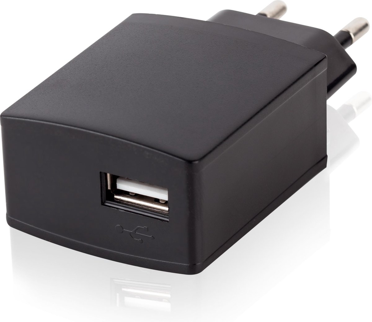Under Control - Universele USB Stopcontact adapter 2A - Zwart | bol.com