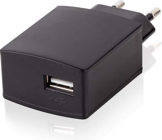 Under Control - Universele USB Stopcontact adapter 2A - Zwart | bol.com