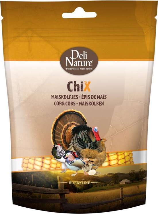 10x Deli Nature Chix Maïskolfjes 320 gr | bol