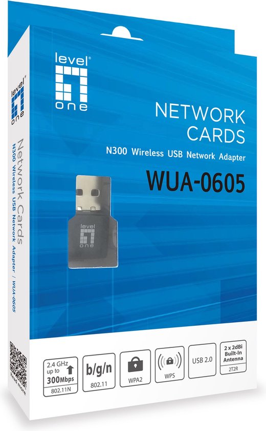 Level-One-WUA-0605-300-Mbps-N_Max-WLAN-USB-Adapter | bol