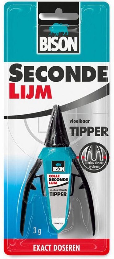 Bison Secondelijm 2ml met Tipper | bol.com