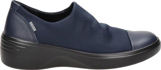 Ecco Soft 7 Wedge instappers blauw - Maat 39 | bol.com