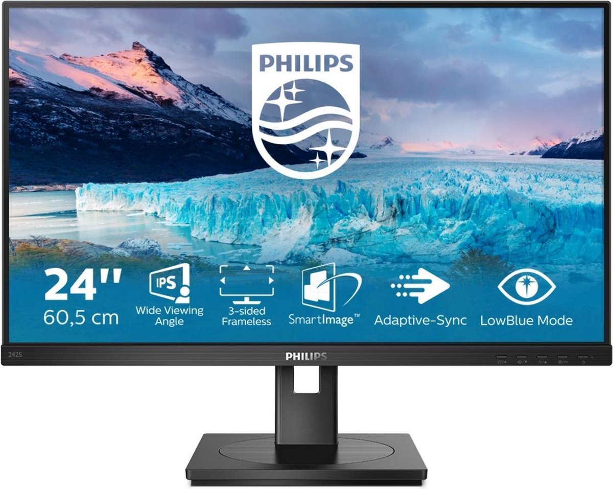 Philips S Line 242S1AE/00 LED display 60,5 cm (23.8") 1920 x 1080 ...