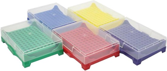 PCR-box/-rack van PP in verschillende kleuren (5-pack) - 781362 | bol