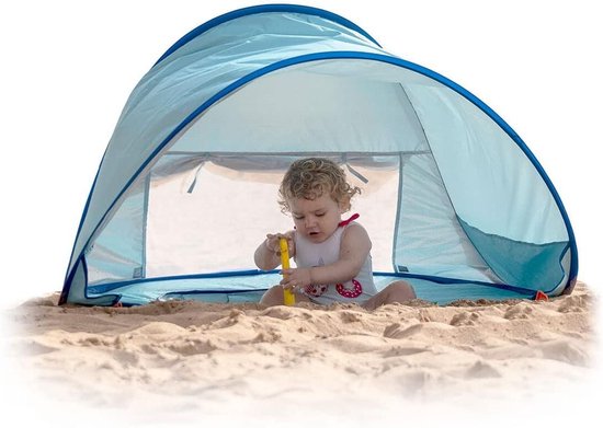 Babystrandtent strandtent met zwembad voor kinderen opvouwbaar - pop-up ...