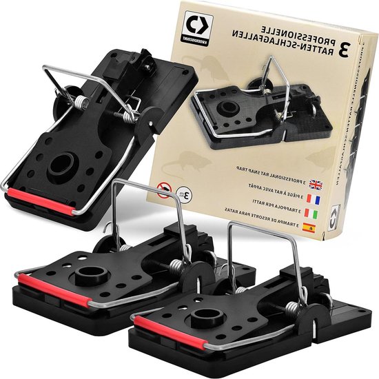 3 x professionele rattenval zonder rattengif - efficiënt en ...