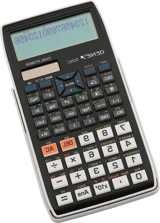 92SC wetenschappelijke rekenmachine met 580 functies ...