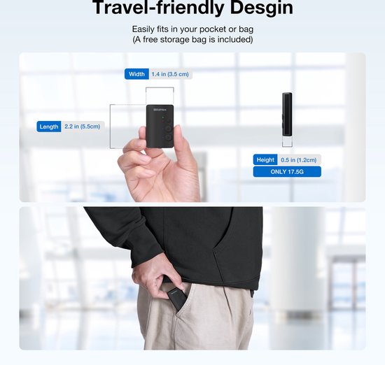 BlitzMax BM-LE505 bluetooth 5.2 zender-ontvanger draadloze transmitter ...