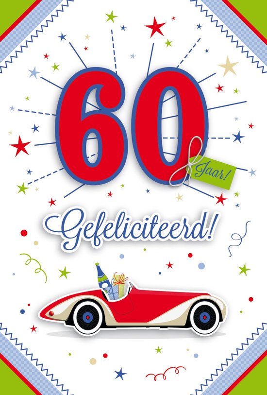 Wenskaart | 6 stuks | Laura's Secret 3D 60 jaar | bol