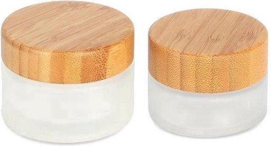 Doodadeals® - Set van 2 Luxe Cosmetica Potjes – Creme Potjes met Deksel ...