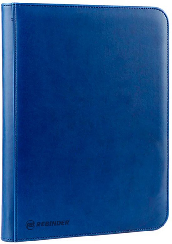 Rebinder Premium Toploader 9-Pocket Zip-Binder-Blauw (Diversen) Nieuw ...