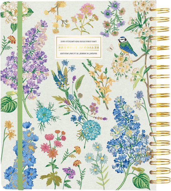 Agenda 2024 2025 Seasonal Flowers - Weekagenda 17 Maanden 2024 2025 ...