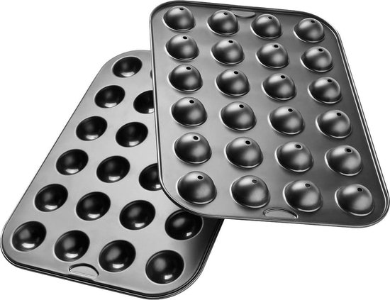 Cake Pop Pans - set van 2 stuks voor 24 cakes | bol