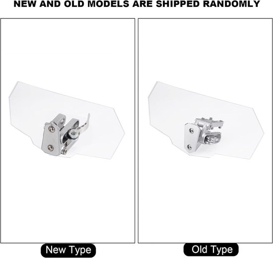 Universal motorcycle windshield spoiler air deflector - 11 * 12 * 4.2cm ...