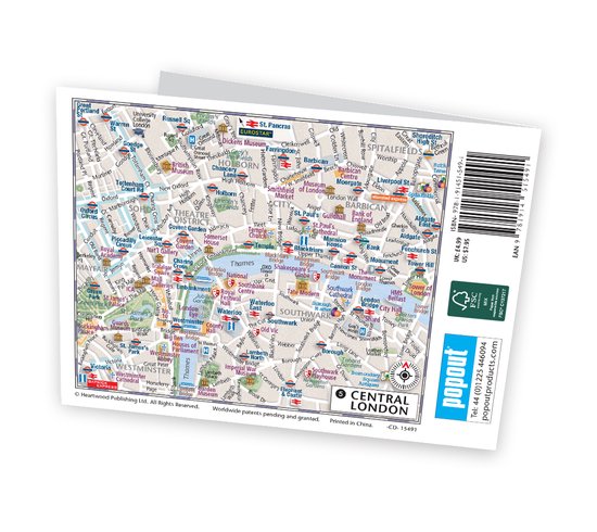 PopOut Maps- London Bus and Underground PopOut Map | 9781914515491 ...