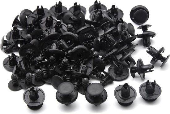 Auto Bevestigingsclips - 50-delig - Auto interieur clips - Zwart | bol