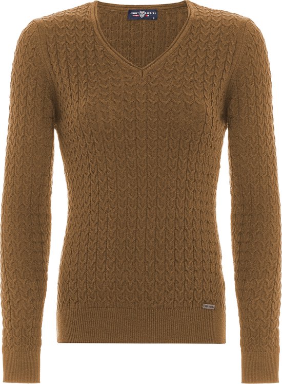 Jimmy Sanders Trui - Sweater Dames Camel - L | bol