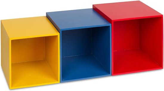 CD Boxen - Houten CD Storage dozen - 3 stuks - voor 40 CD's per doos | bol