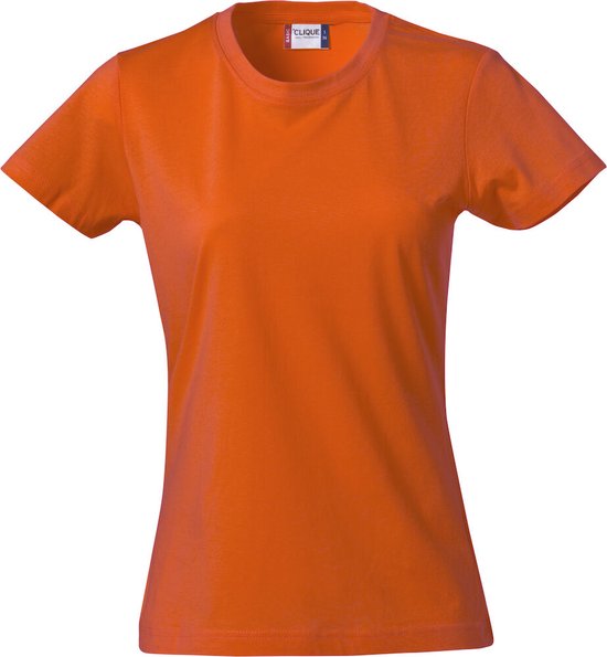 Clique Basic-T Women 029031 - Diep-oranje - L | bol