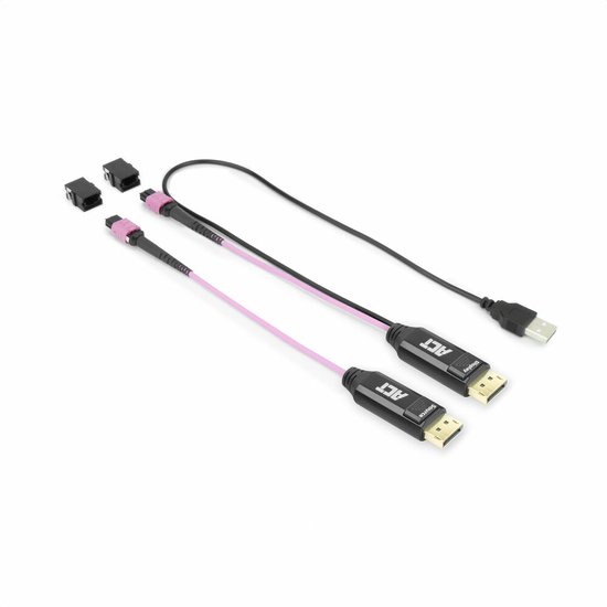 ACT DisplayPort naar MTP/MPO adapter set voor het verlengen van een ...