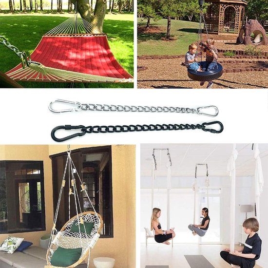 Hammock Chair Chain Hanging Kit Stainless Steel Portable Chain for ...