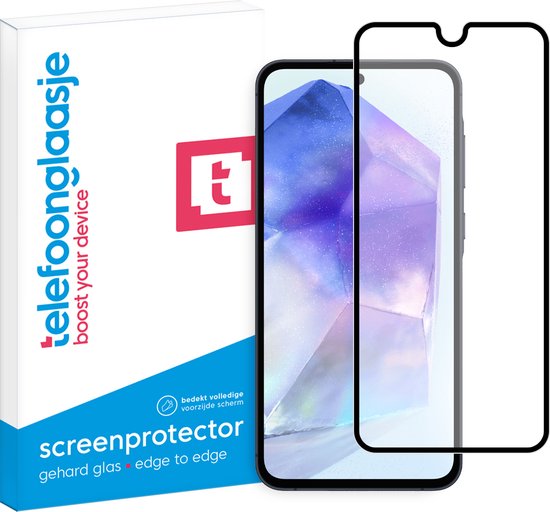 Telefoonglaasje Screenprotector Samsung Galaxy A55 5G - Volledig Dekkend - Geschikt... | bol