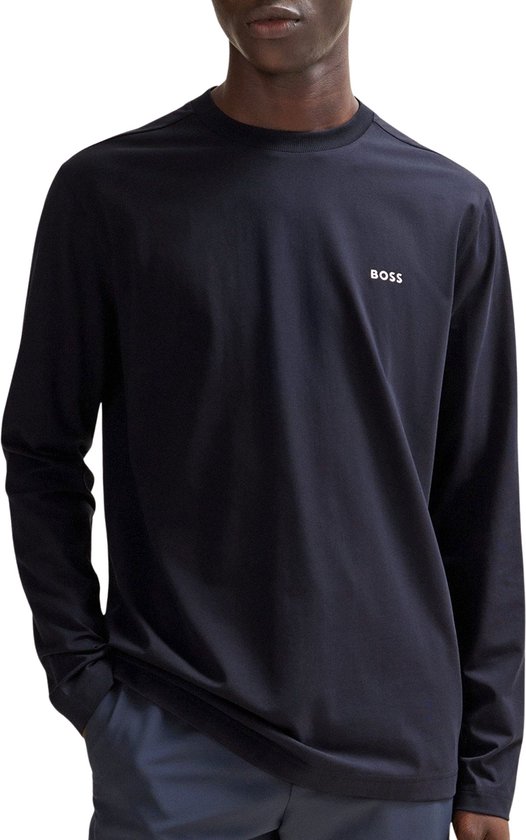 BOSS Green T-shirt lange mouw Blauw Tee Long 10256064 01 50506365/402 | bol
