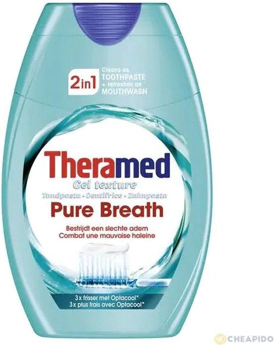 Theramed - Tandpasta - Pure Breath - 75ml | bol