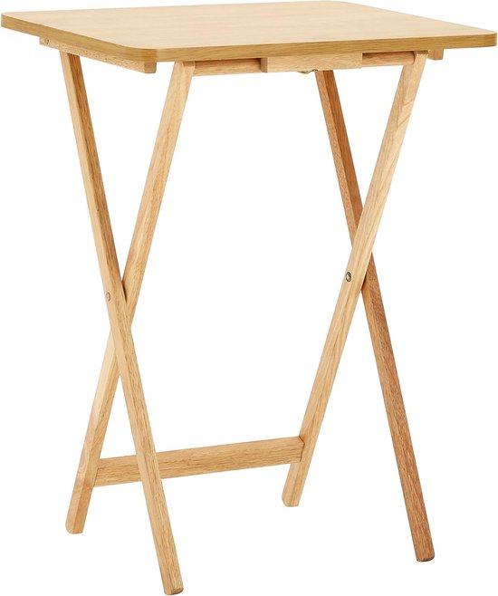 Snacktafel van Premier Interiors - Hout - 49 x 39 x 65 cm | bol