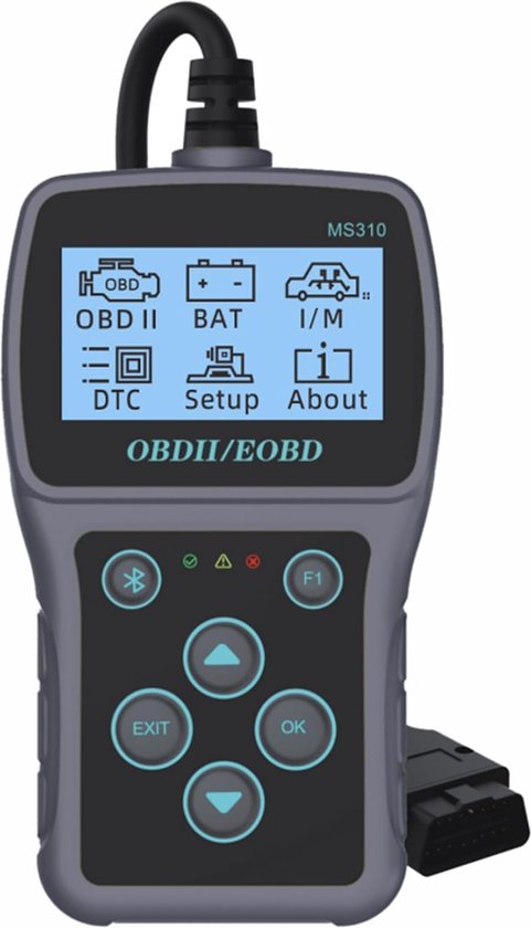 OBD2-scanner diagnostisch Gereedschap 2 IN 1 - MS310, autocontrolemotorcodelezer en... | bol