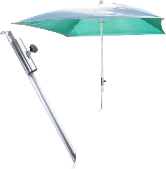 Parasolvoet van gegalvaniseerd staal - grondpen voor op de grond - voet ...