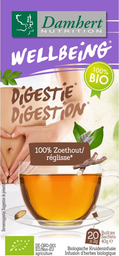 3x Damhert Wellbeing Thee Zoethout 20 stuks | bol