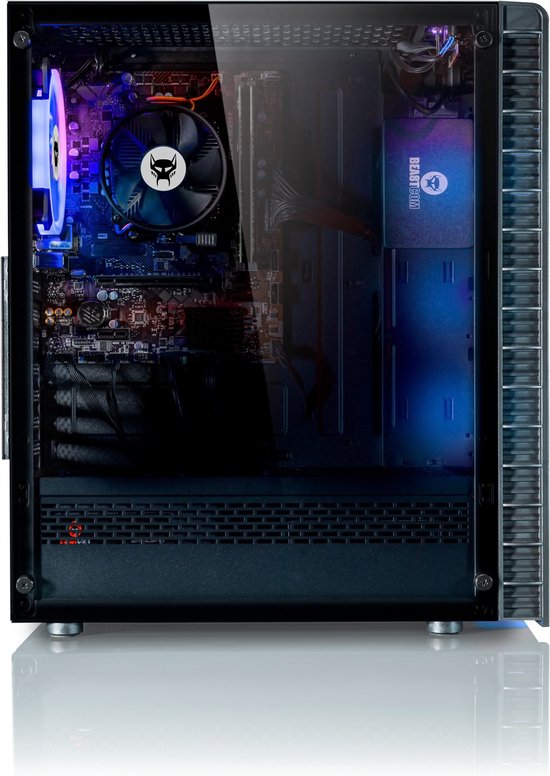 BEASTCOM Q3 | Essential Gaming PC | Complete set | AMD Ryzen 5 4X4.20 ...