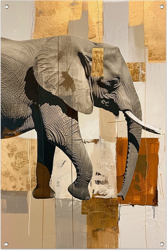 Olifant posters - Dier poster - Tuinposters Patronen - Schutting ...