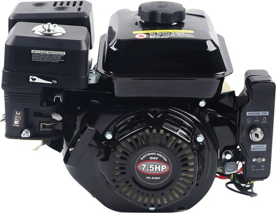 Benzinemotor, 210CC, Elektrische Start, Zwart. | bol