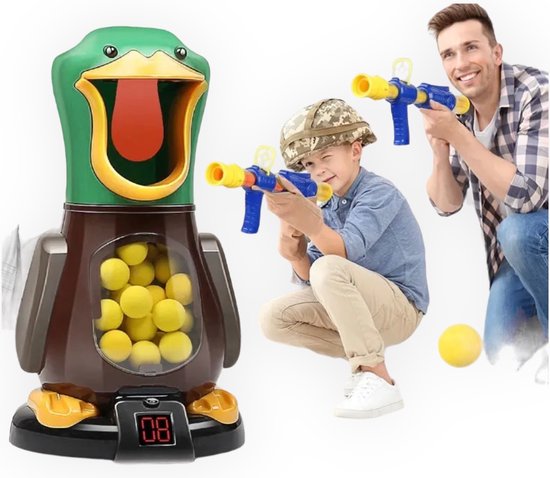 Hit Me Duck - Schiet De Eend Met Punten Teller en 2 Wapens | bol