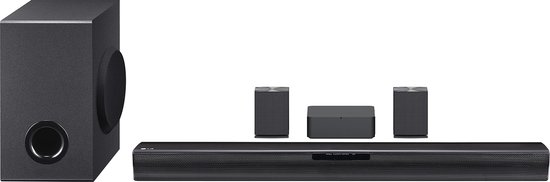 LG SQC4R soundbar - Draadloze subwoofer en achterspeakers - 4.1 - 220W ...
