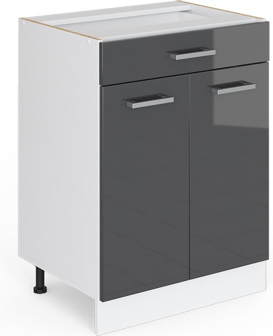 Vicco R-Line Keukenonderkast – 60 cm met lade, zonder werkblad ...