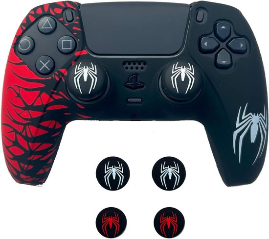 Anti-Slip Siliconen Cover Skin voor PS5 Controller - Zachte Rubber Case ...