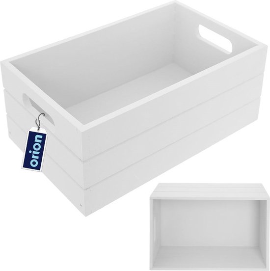 Opbergdoos Houten 31x21x13 cm - Opbergbox - Opbergmand | bol