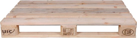Europallet Pallet - 80 x 120 cm - EPAL Houtvezel Klossen - Nieuw ...