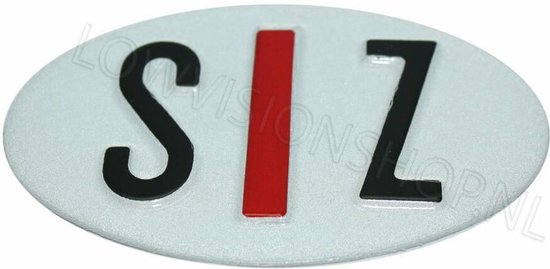 Slechtziend Bordje - Metaal | bol.com