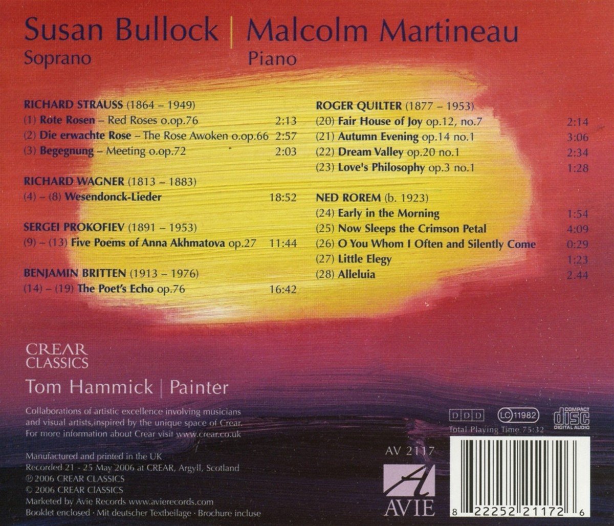 Susan Bullock - Recital (CD), Malcolm Martineau | CD (album) | Muziek ...