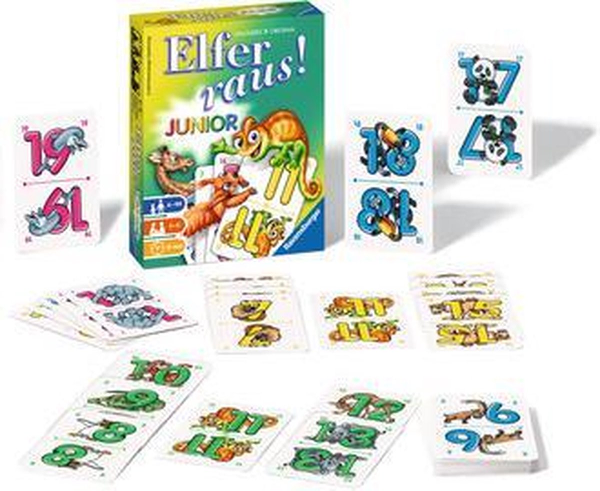 Ravensburger Elfer raus! Junior - Kaartspel Duitstalig | Games | bol.com