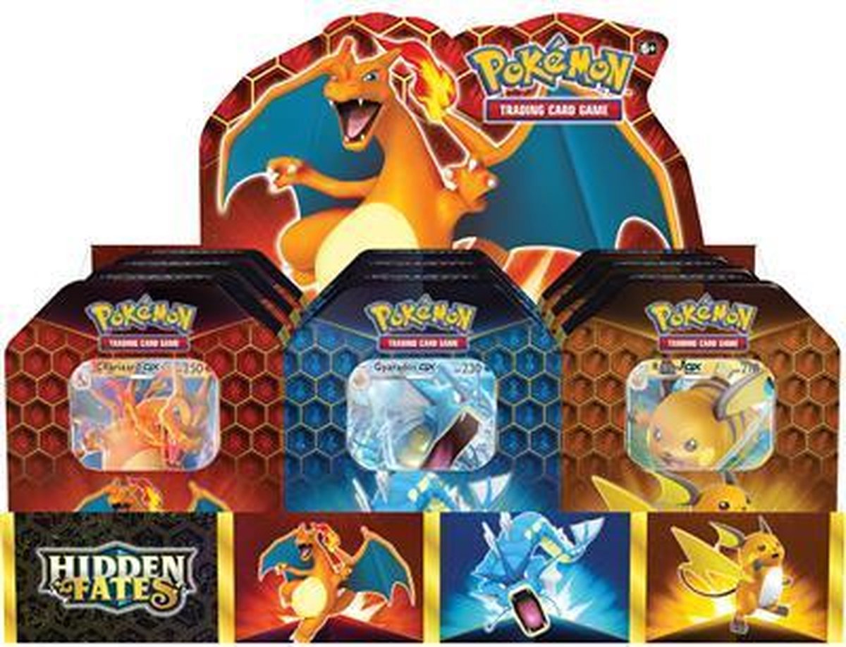 TCG Pokémon Hidden Fates Tin (1 van 3 verschillende) | Games | bol.com