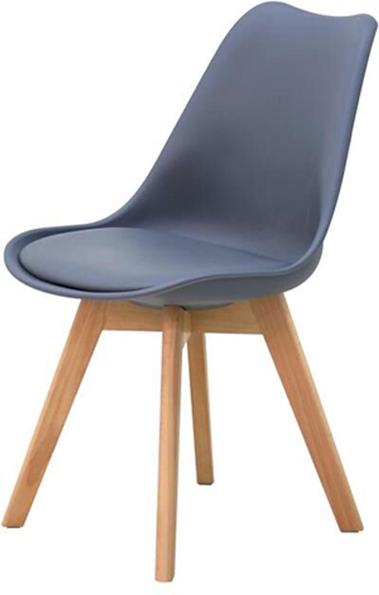 Stoel Retro – grijs – set van 4 | bol.com