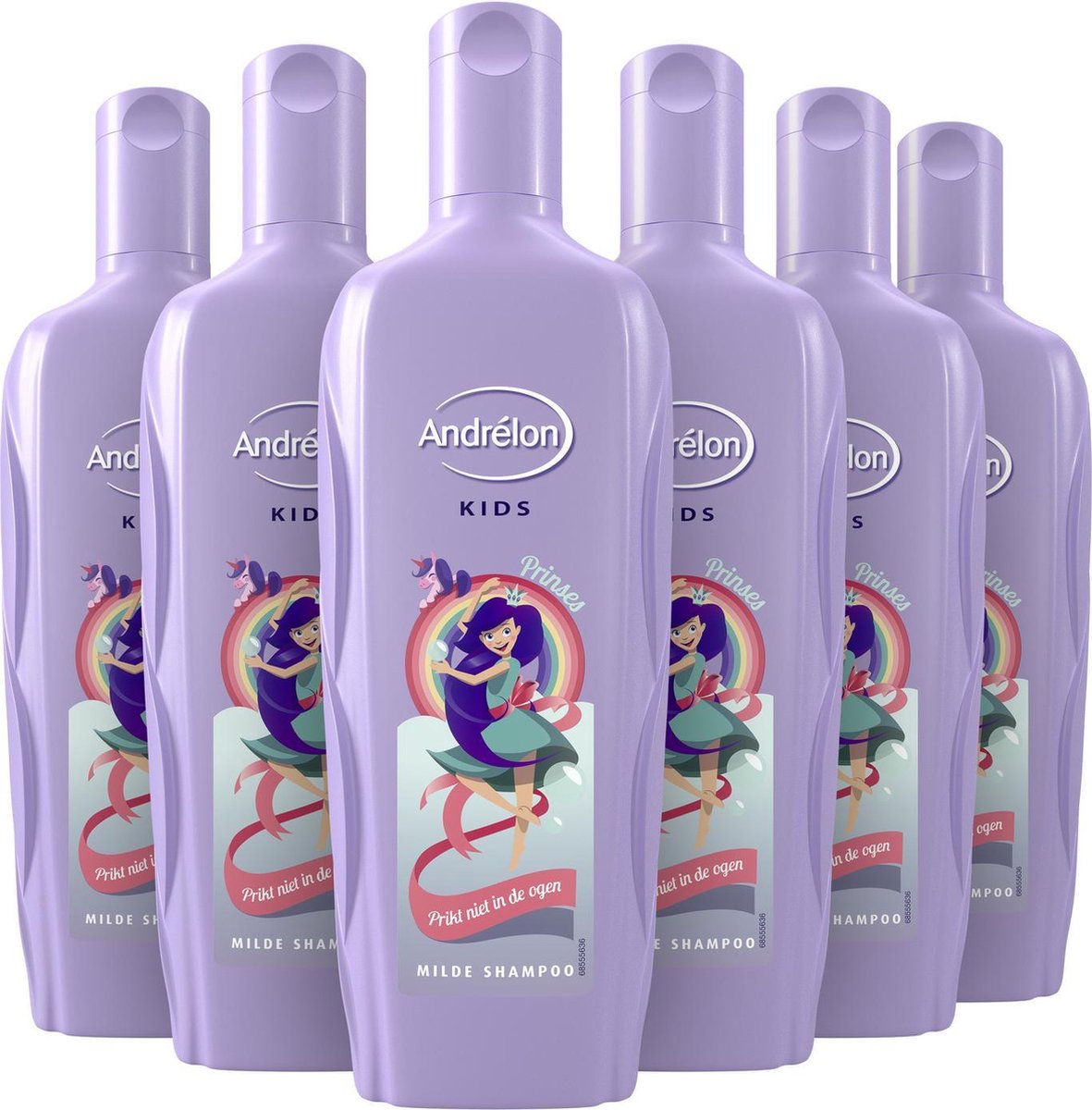 Andrélon Prinses Kids Shampoo - 6 x 300 ml - Voordeelverpakking | bol.com