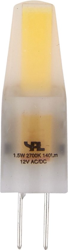 SPL LED Steeklamp G4 1.5W 2700K 140lm 12V - Dimbaar - Mat - Warm Wit | bol