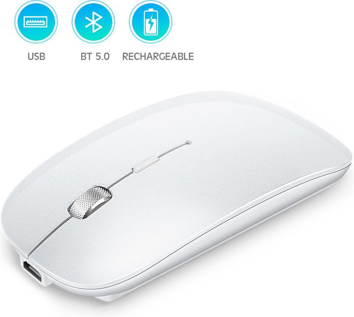 Case2go - Bluetooth Muis Draadloos voor IOS, Android en Windows ...