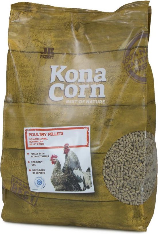 Pluimveevoer 18 kg | Konacorn Kippen Korrel | bol